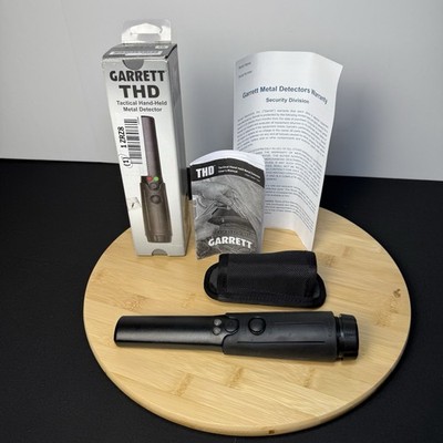 Garrett THD (Tactical Hand-Held) Metal Detector Security Tested Works ...