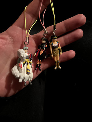 Vintage Inuyasha Mini Figure Keychains Sesshomaru Sango Koga 3x | eBay