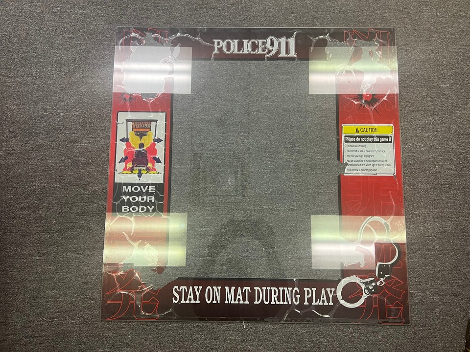 POLICE 911 Arcade BACKGLASS by KONAMI 2000 | eBay