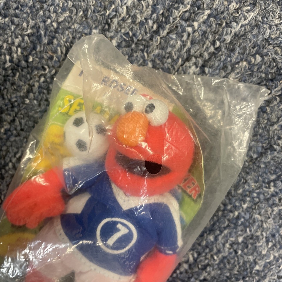 Rare Vintage 2006 Nordsee Sesamstrasse Elmo Soccer Plush Toy Doll | eBay