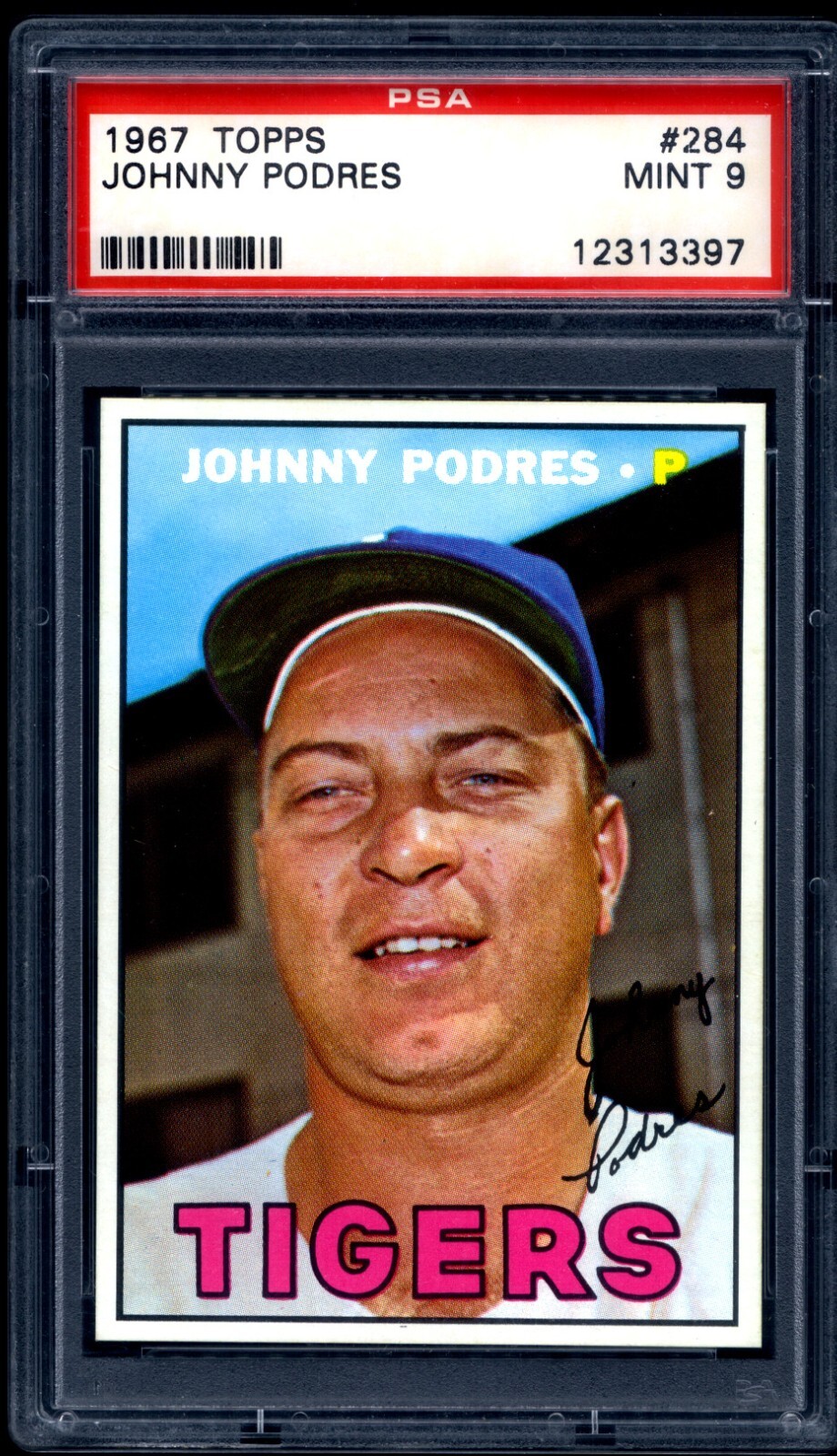 1967 Topps #284 Johnny Podres PSA 9 centered | eBay