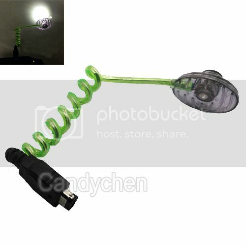 New White Worm Light Led Illumination For Nintendo Gameboy Advance GBA ...