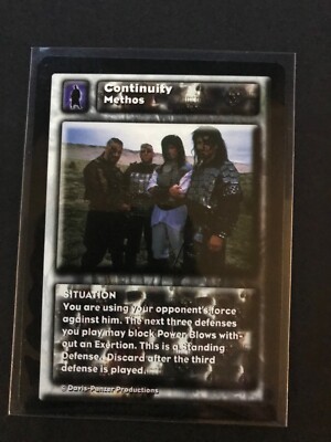 Methos CONTINUITY Highlander CCG TCG 1st Edition | eBay