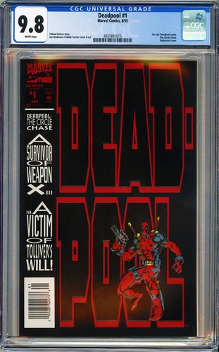 Deadpool: The Circle Chase #1 1993 CGC 9.8 MCU *RARE NEWSSTAND UPC ...