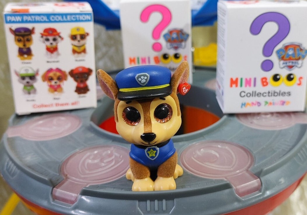 Chase TY Paw Patrol Mini Boos NEW Collectible Hand Painted Toys 1st | eBay