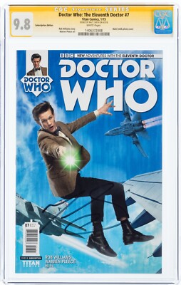DOCTOR WHO The 11th Doctor #7 in NM/MINT CGC 9.8 SS comic signed by ...
