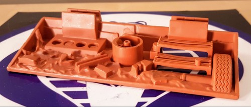 GI JOE FORT AMERICA RIGHT SIDE PANEL PART 1992 G.I. JOE ARAH NICE SHAPE ...