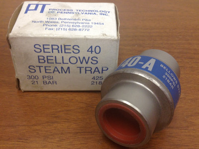 Process Technology - Part #PT40-A - 3/4" NPT - Bellows Steam Trap - NEW ...