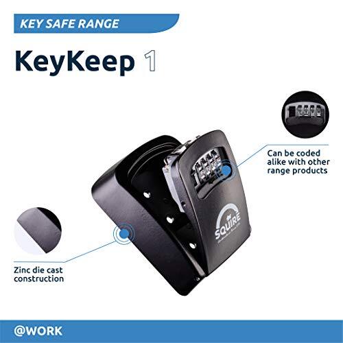 Key Keep 1 Key Safe | High Security Key Lock Box | Weatherproof Wall ...