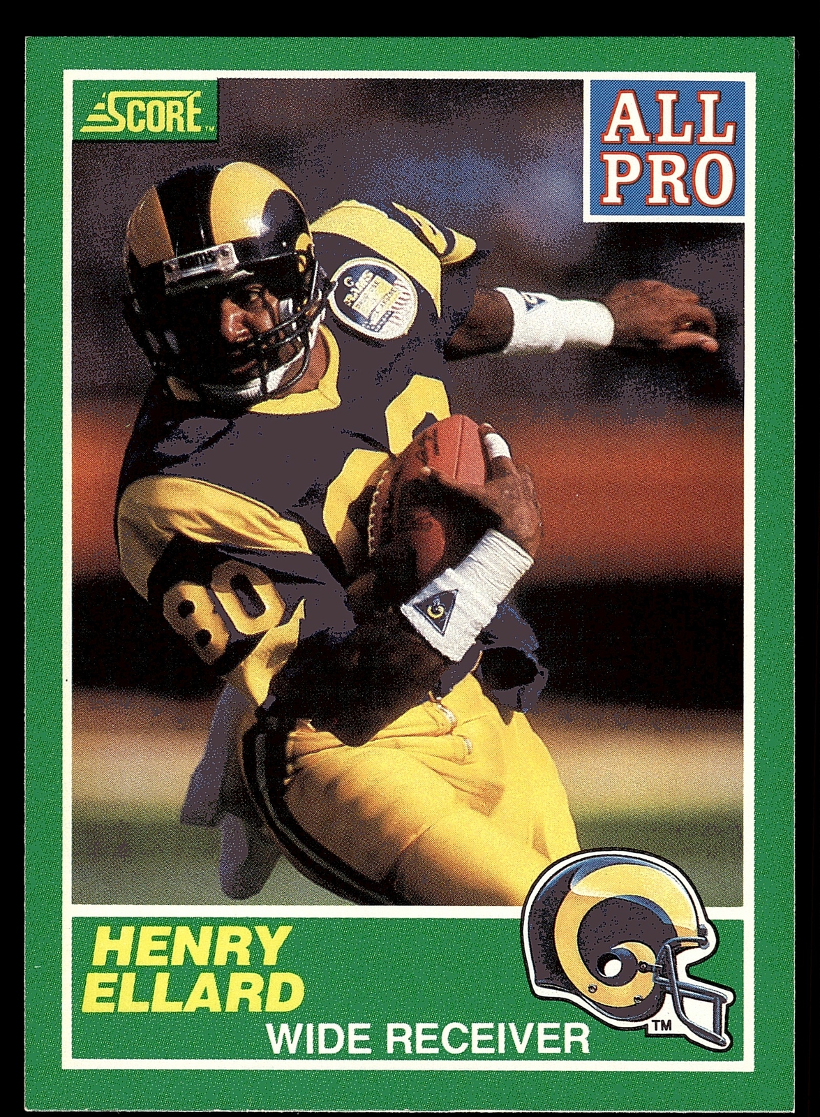 1989 Score Henry Ellard Los Angeles Rams #306 | eBay