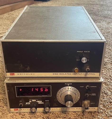 Vintage Keithley 616 Digital Electrometer & 6162 Isolated Output ...