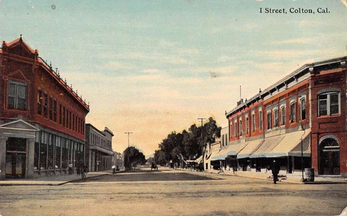 Colton California Street Scene Vintage Postcard AA15683 | eBay