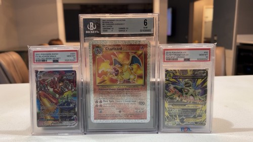 Pokemon Charizard Legendary Collection Reverse Holo S1/S4 Box Topper ...