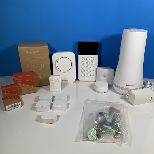 SimpliSafe Alarm System Camera, Keypad, Base Station, Motion, Entry, Panic +More | eBay