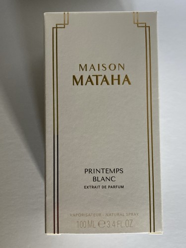 Maison Mataha Printemps Blanc Extrait De Parfum Niche 3.4oz NEW IN BOX ...