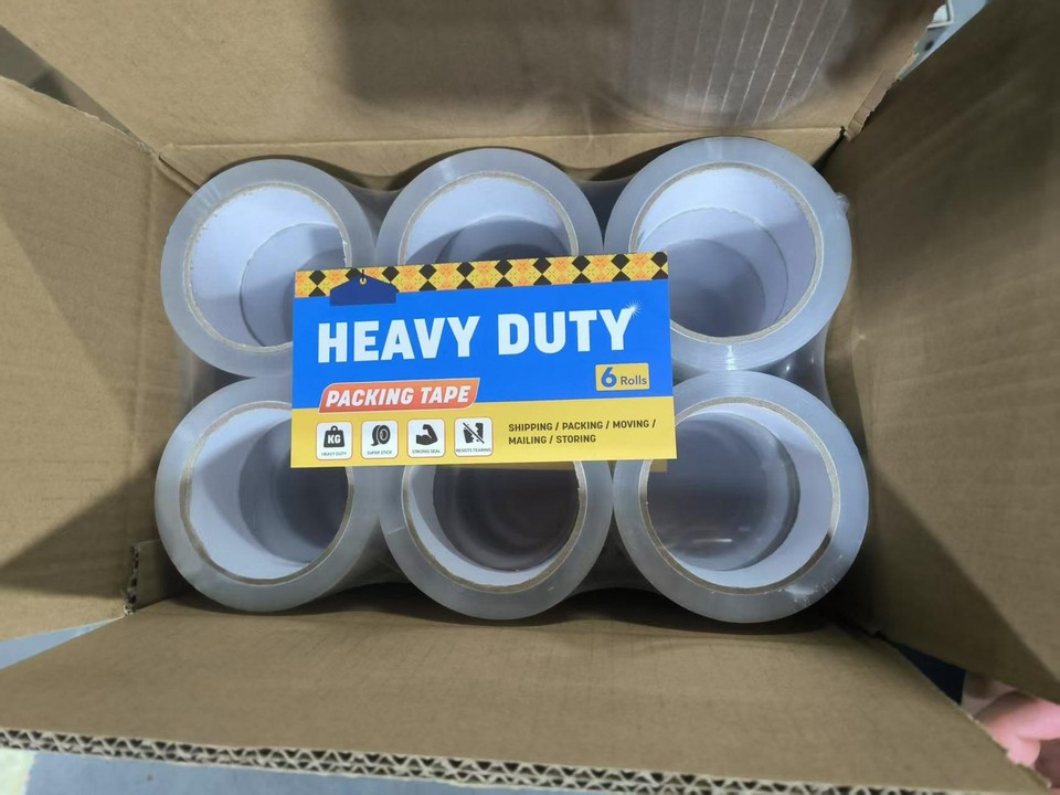 Premium Clear Packing Tape 48mm x 66m Carton Sealing Quality Strong ...
