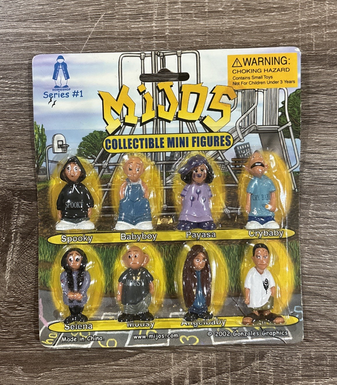 Hey Homies - Complete set of 8 Mijos series # 1 Figures - Blister Card ...