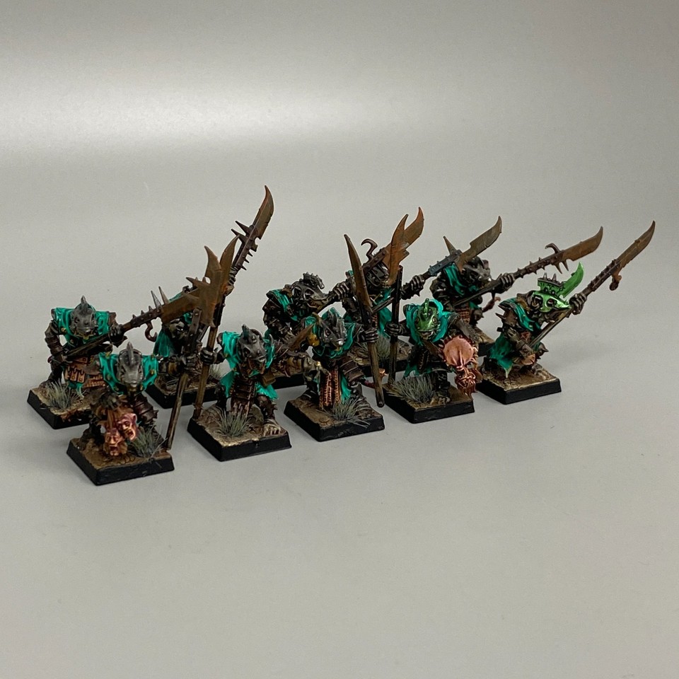 10 SKAVEN STORMVERMIN WARHAMMER THE OLD WORLD FANTASY UNIT WFB CLAN ...