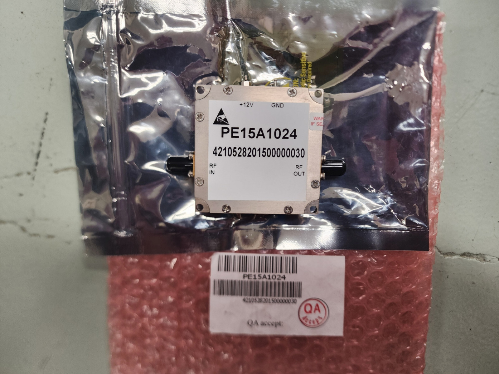 Pasternack PE15A1024 1.2-1.4GHz 35dB Gain RF Amplifier NEW! | eBay