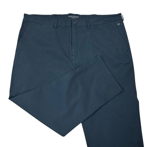 Mack Weldon Pants Mens 42x28 Blue Casual Cotton Straight Leg Stretch ...