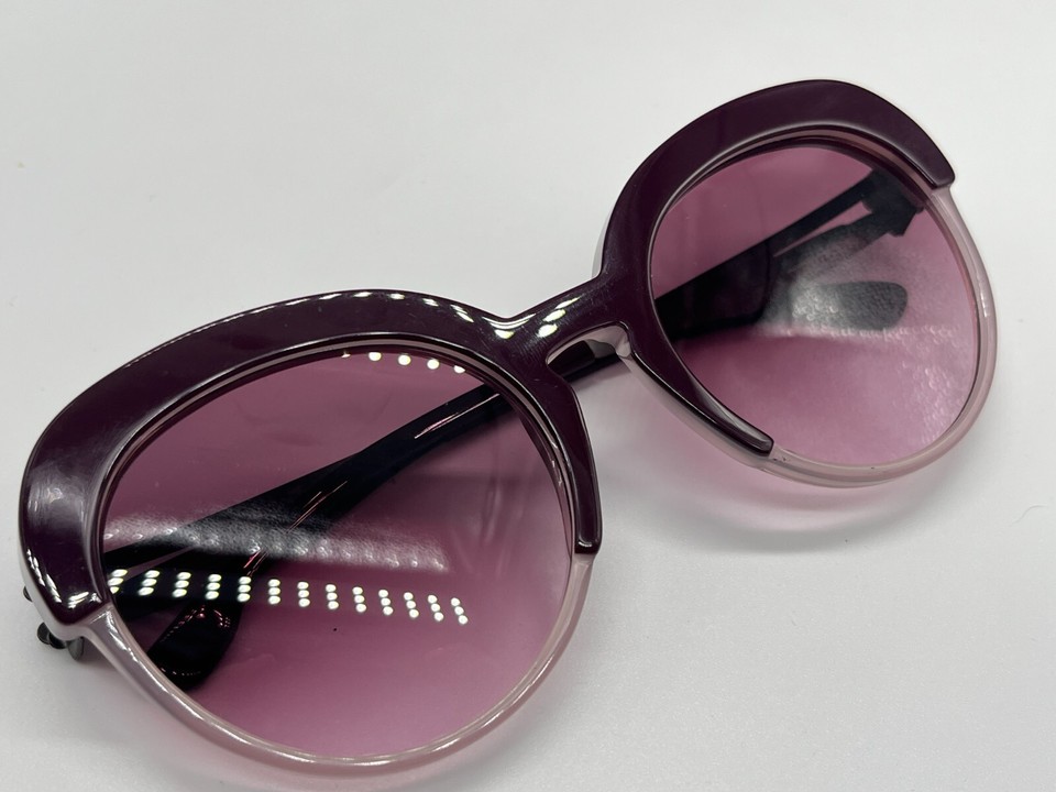 Ic Berlin Sunglasses Woman Round Purple Oval Large Teak L XL Drama ...