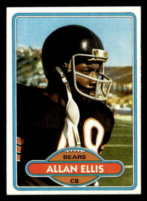 Allan Ellis 1980 Topps #63 Chicago Bears | eBay