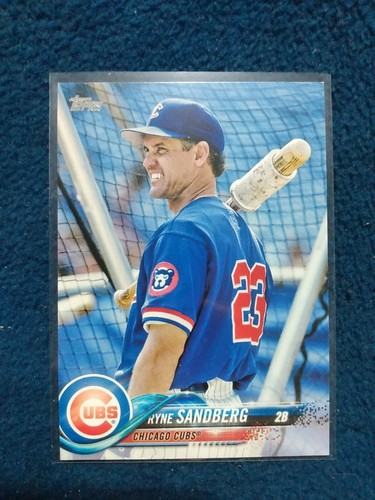 2018 Topps #500 Ryne Sandberg Photo Variation Short Print Cubs | eBay