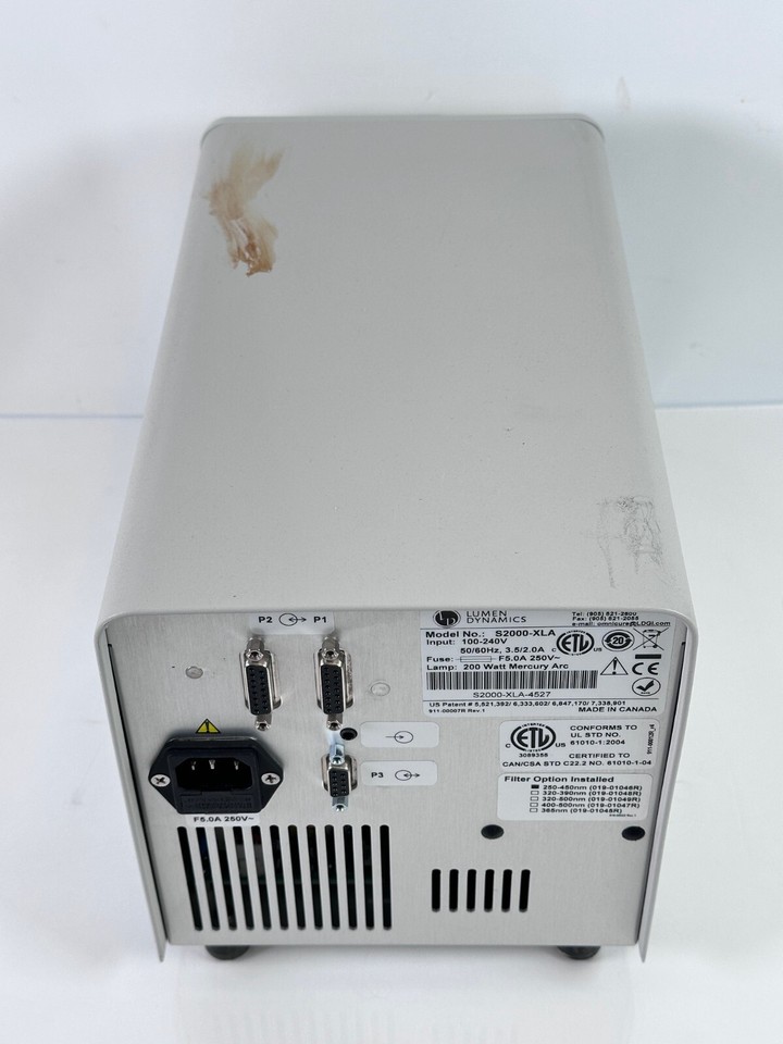 Lumen Dynamics / Excelitas Omnicure 2000 UV Curing Systems S2000-XLA | eBay