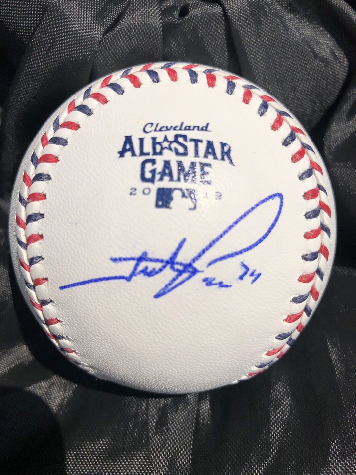Hunter Pence Signed 2019 All Star Baseball Autographed Ball - Giants ...