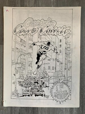 1990 CAPTAIN CAVE COMIC 14pg Fanzine #1 VG+ 4.5 Michael T Obre | eBay