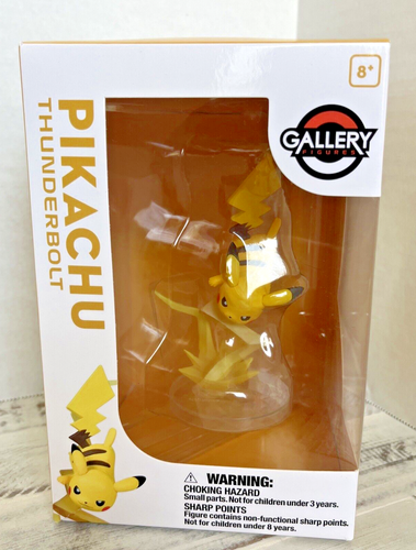 Pokemon Pikachu Gallery Figure Series Thunderbolt Battle Action Attack ...