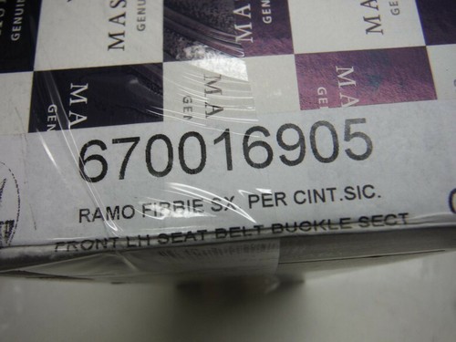 2014-2019 MASERATI GHIBLI SEAT BELT BUCKLE OEM 670016905 | eBay