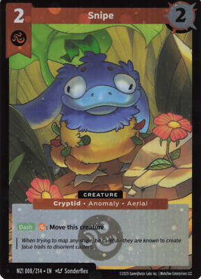 Snipe Reverse Holofoil Metazoo 2025 Base Set MZ1 008/214 Common Card | eBay