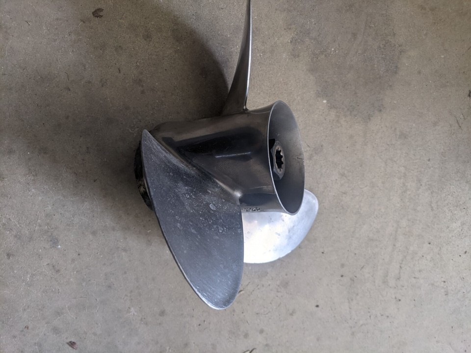 Vengeance Stainless Steel Outboard Boat Motor Prop Propeller 481964413P ...