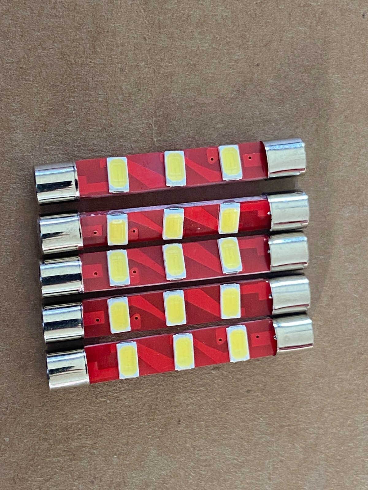 5 New Cool White 41mm 12v Fuse Lamp LED Light Bulbs | eBay