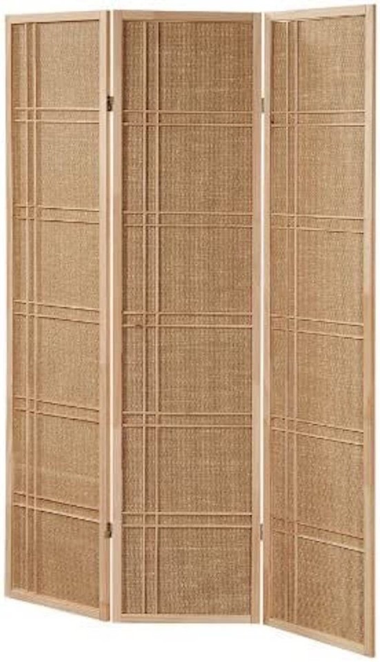 3 & 4 Panel Room Divider Privacy Screen Rattan Cane Webbing Insert ...