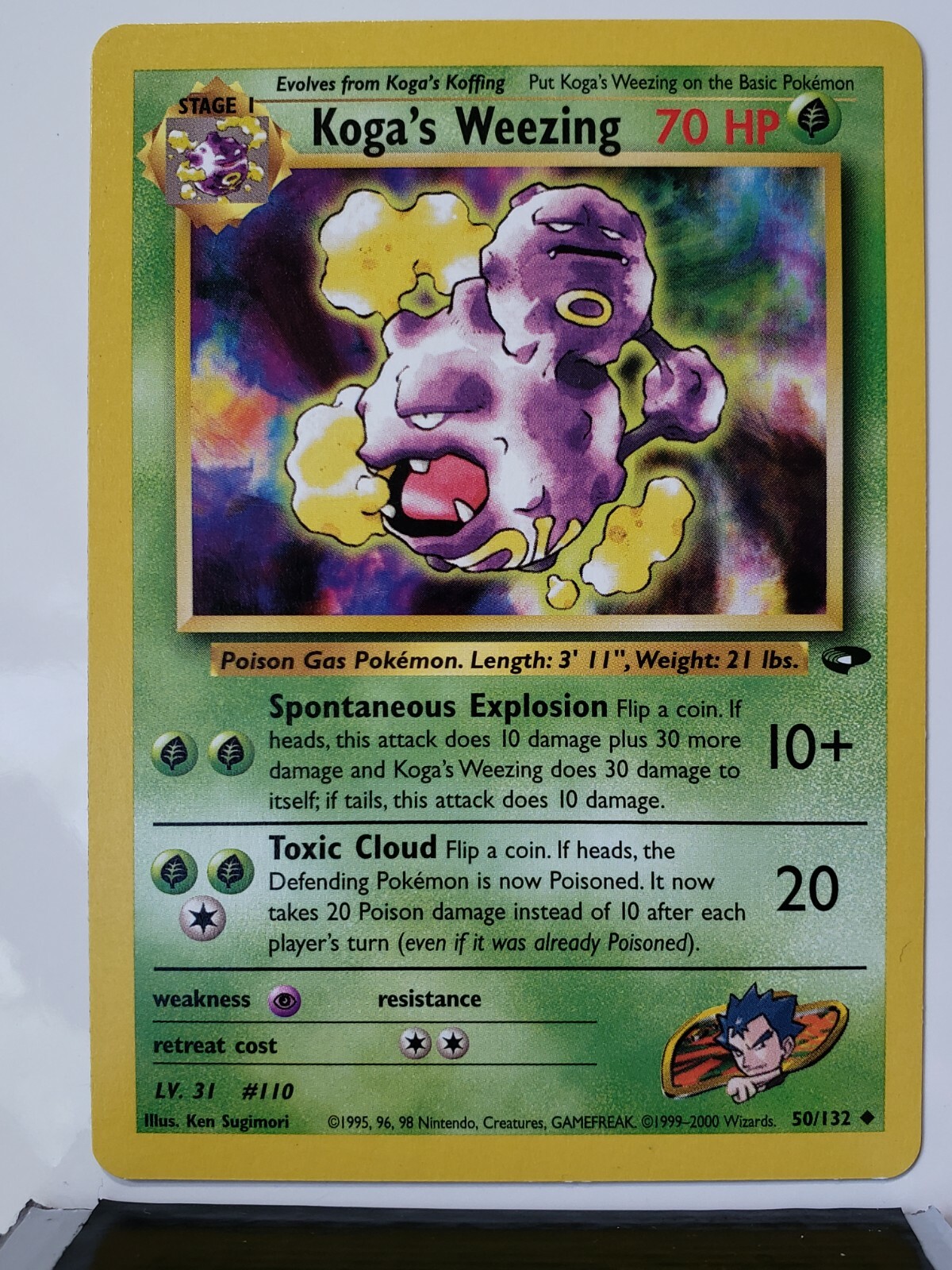 Pokemon Weezing Card