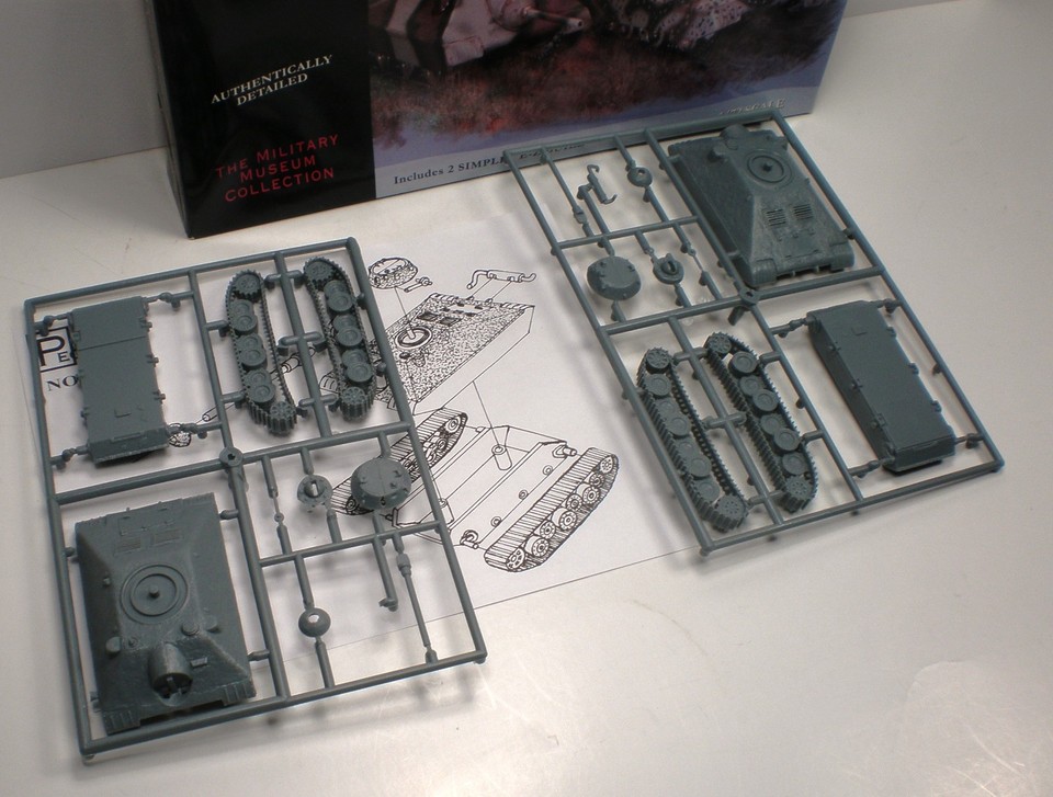 1/72 Scale WWII German Late War Tanks, 2 In The Box, Pegasus, Model Kit ...