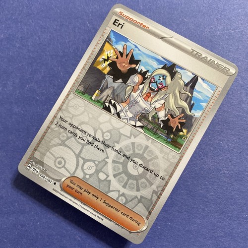 Pokemon TCG - Eri Reverse Holo Trainer - 146/162 - Temporal Forces | eBay