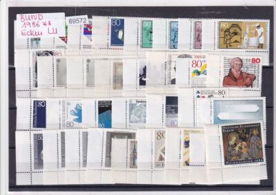 Federal 1986, Mich No Corner Edge Complete Lu (Without Definitives) | eBay