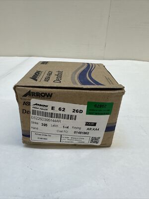 ARROW E62 26D IC Deadbolt,Cylindrical,Satin Chrome Finish | eBay