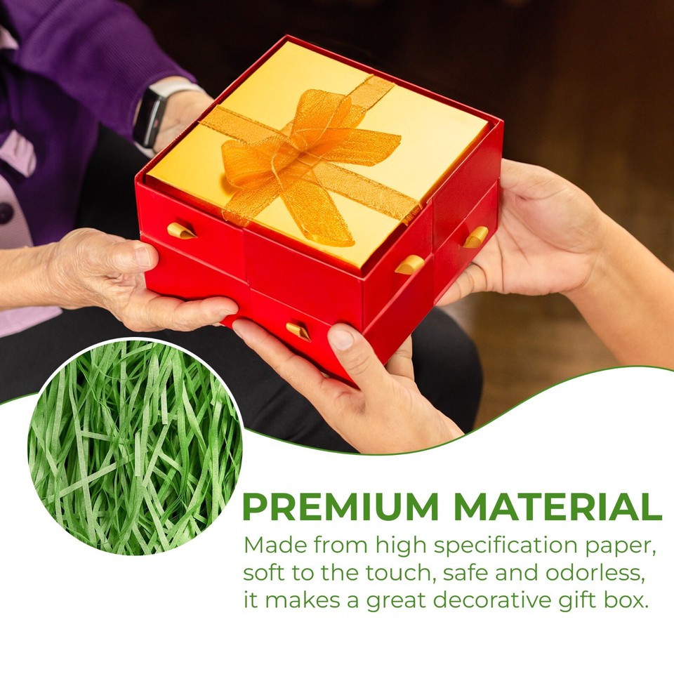 Shredded Tissue Paper Luxury Recyclable Soft Gift Box Hamper Packaging ...