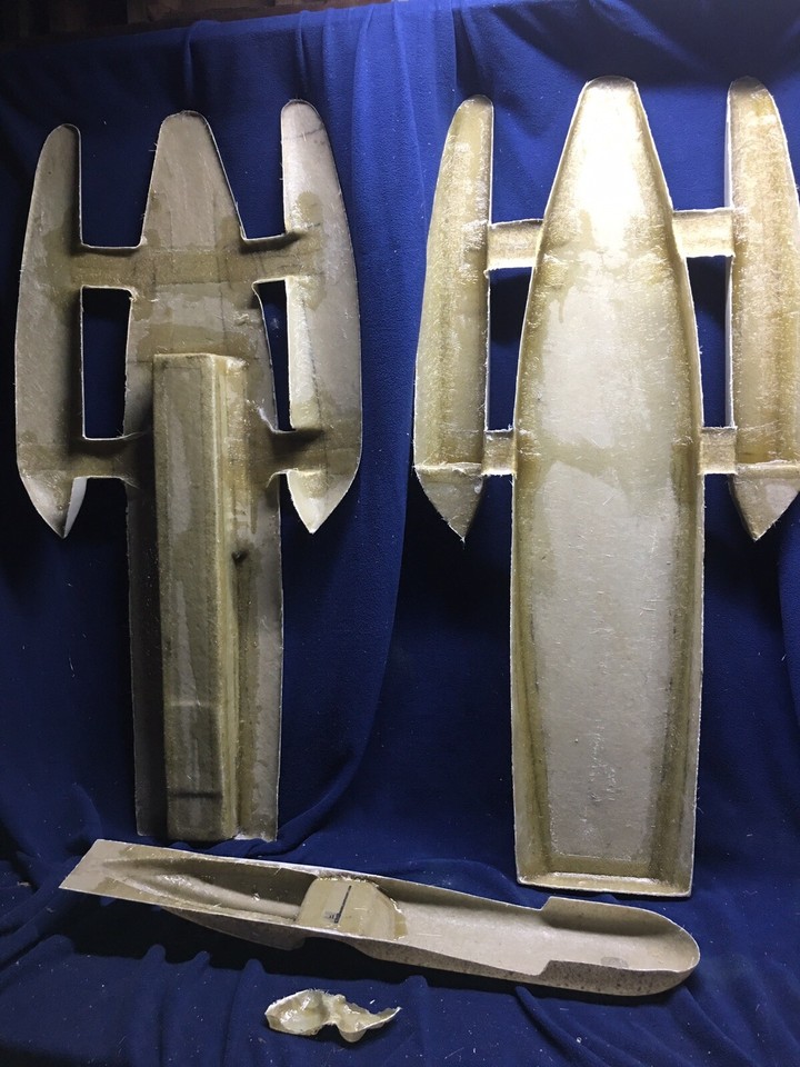 1/8 Scale 1969 Pride of Pay N Pak U-25 Fiberglass RC BOAT KIT HULL DECK ...