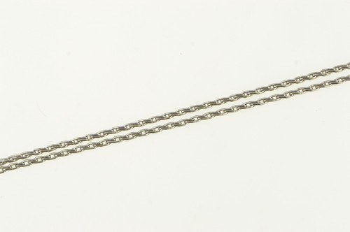 Platinum 1.3mm Wheat Palma Link Woven Chain Necklace 18" *74 | eBay