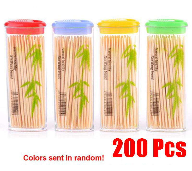 Wooden Stick Tooth Picks Dental Floss Dental Care Hygiene Cocktail ...