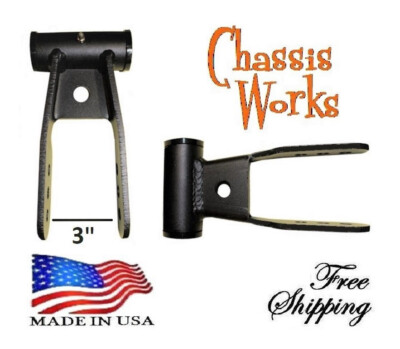 1985-2005 Chevy Astro GMC Safari multileaf 3"wide, 2" Lift Shackles ...
