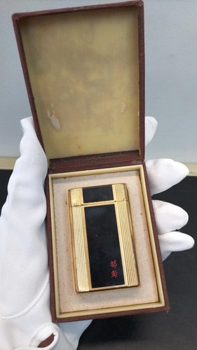 S.T.Dupont With Case, Ignition Ok, Signs Of Use Line 1 Gas Lighter ...