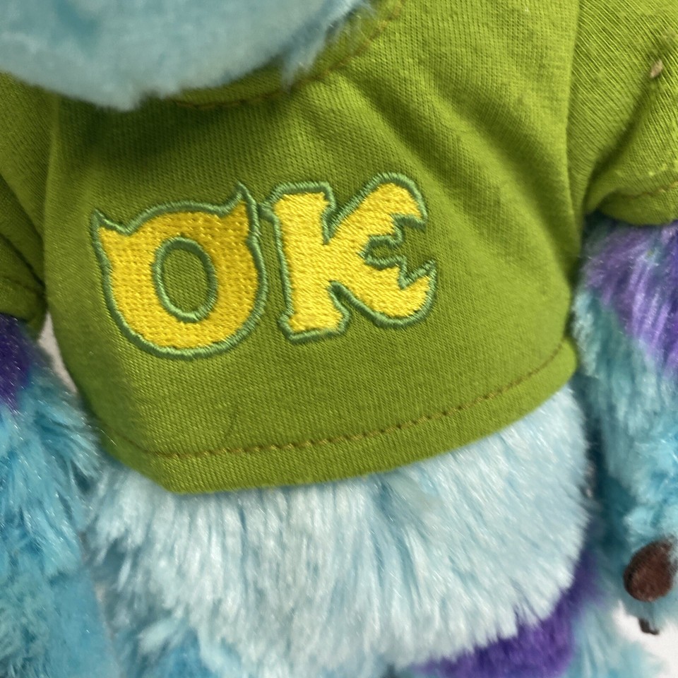 Disney Store Monster University OK Pixar 9" Sulley Sullivan Stuffed ...