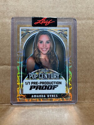 Amanda Bynes 2024 Leaf Pop Century 1/1 Pre Production Proof | eBay