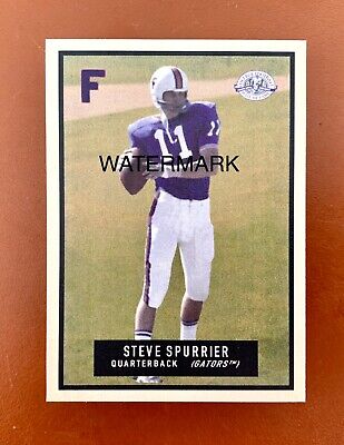 Steve Spurrier Custom Art Football Card 1951 Topps Magic Design Florida ...